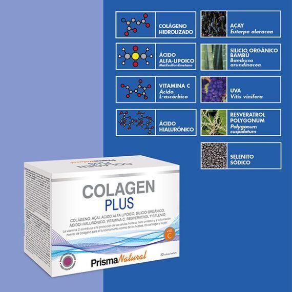 COLAGEN PLUS 30 SOBRES - Prisma Natural